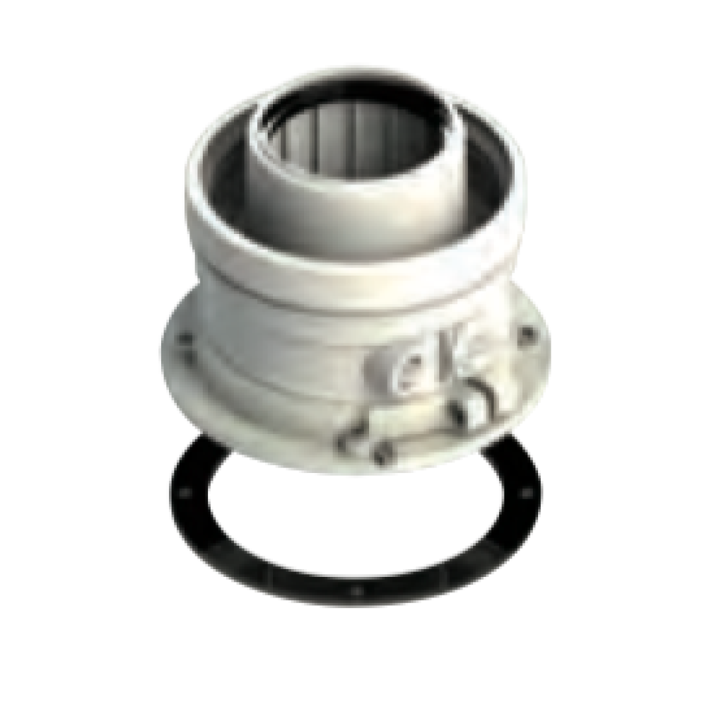 Vertical concentric connection - Ø 60/100 mm, with test point gauti ...